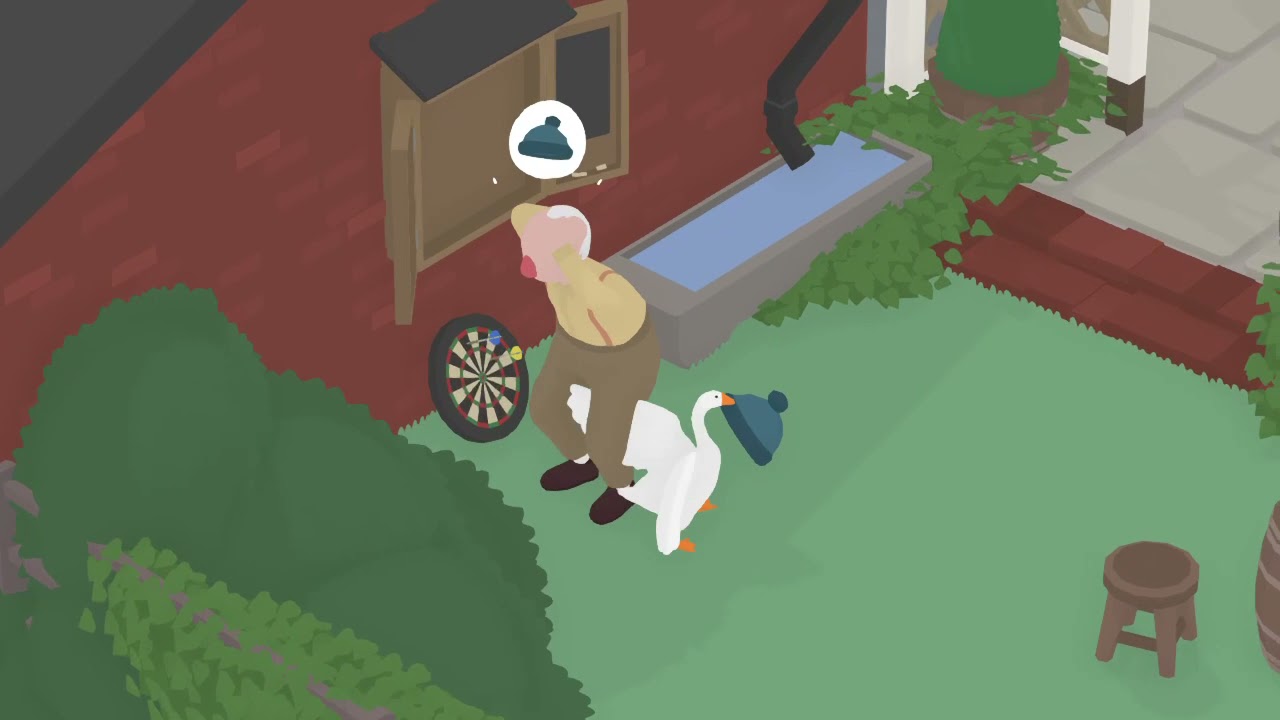 Untitled Goose Game Hat Theft - YouTube
