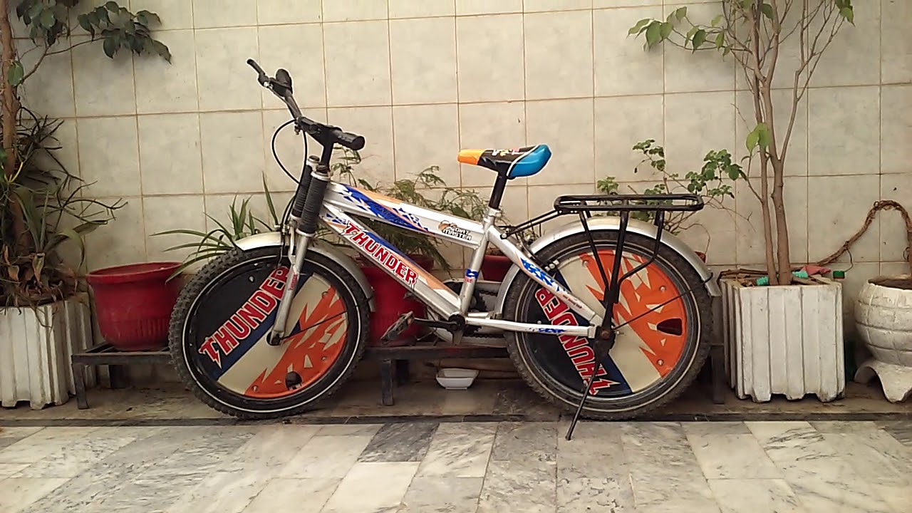 My New 8000 Rupees Thunder Cycle. - YouTube