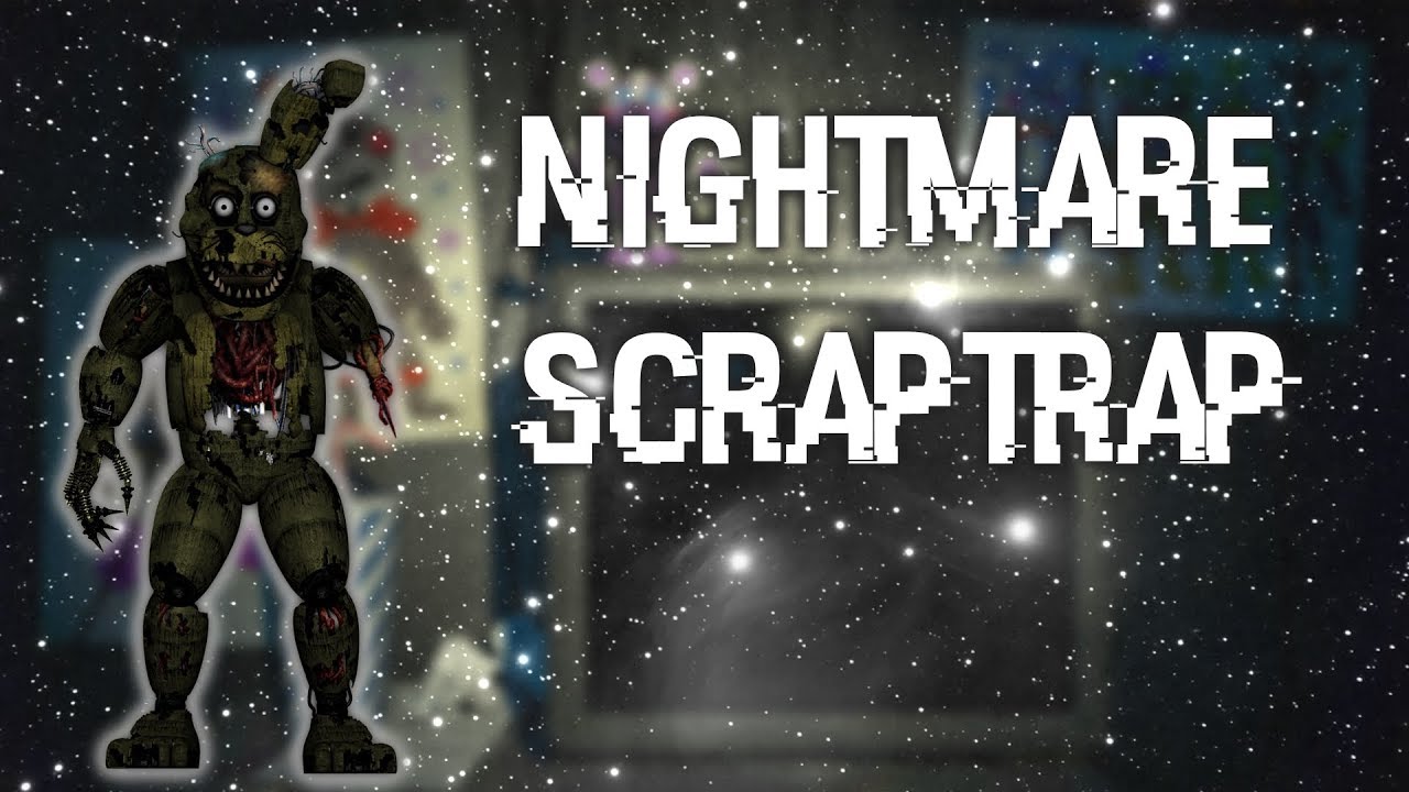 [FNAF | Speed Edit] Making Nightmare Scraptrap - YouTube