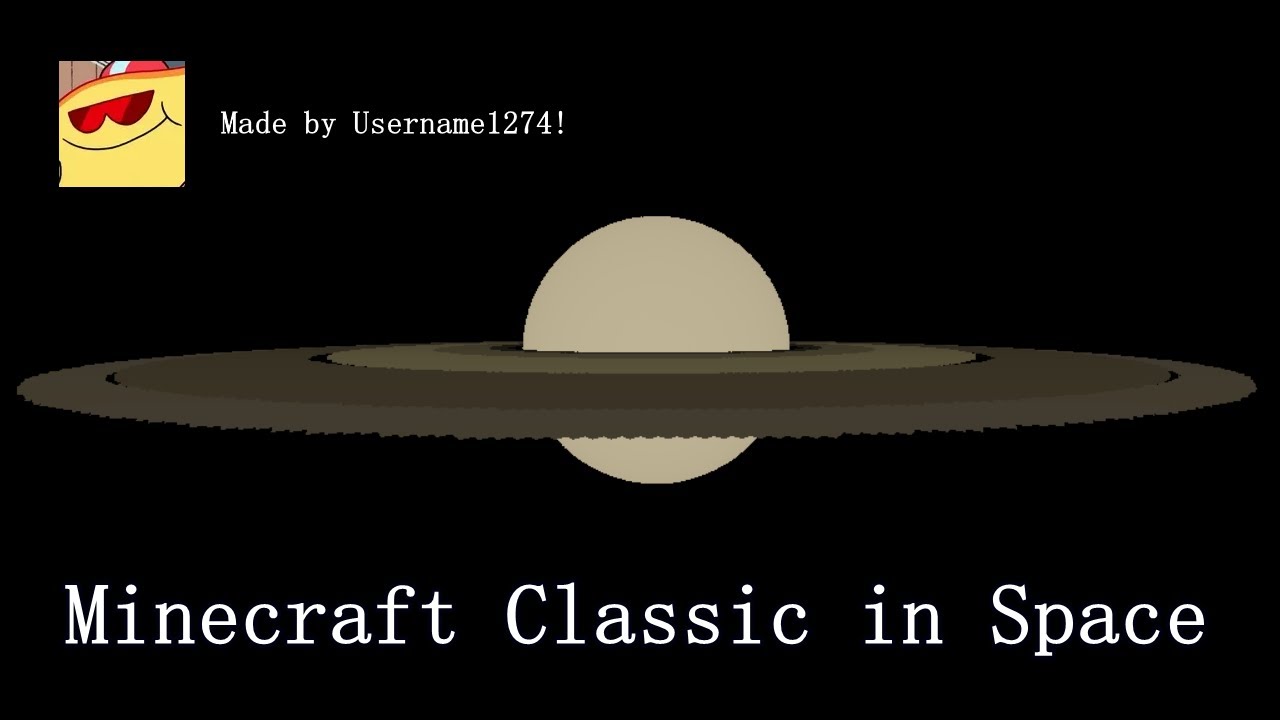 Minecraft Classic - Minecraft Space (Saturn) - YouTube