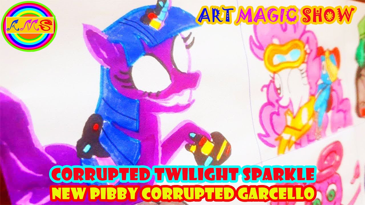 Drawing FRIDAY NIGHT FUNKIN' - Corrupted Twilight Sparkle / New Pibby ...