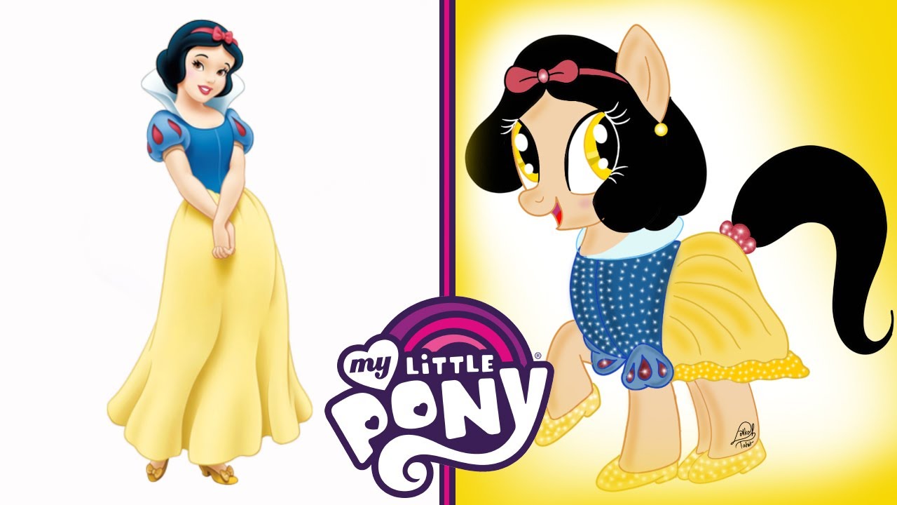 My Little Pony As Disney Princess - YouTube
