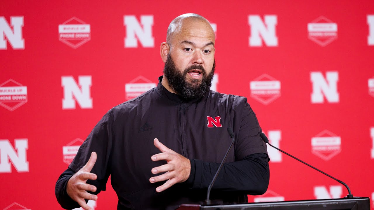 Nebraska's Donovan Raiola full press conference from April 3, 2025 ...