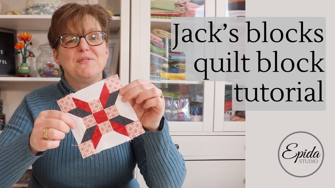 Jacks Blocks quilt block tutorial - YouTube