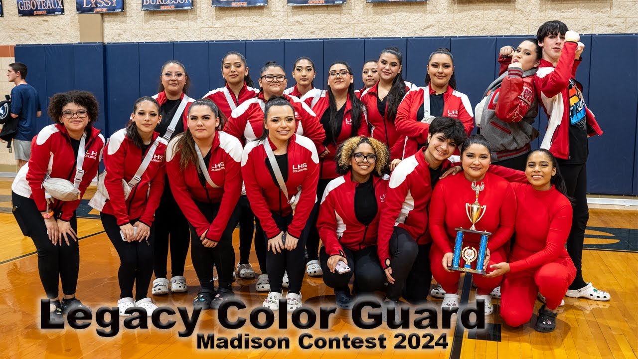 Legacy Color Guard: Madison High School Competition - 2024 - YouTube