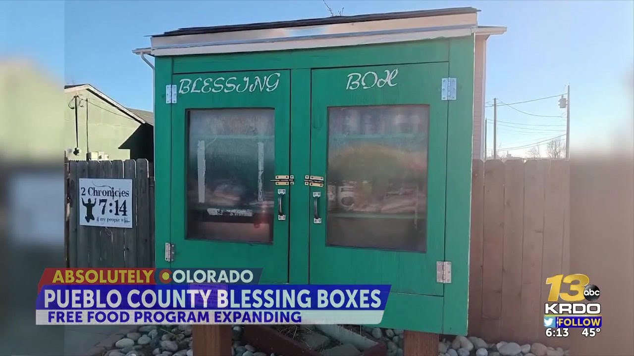 Non-profit working to expand Pueblo Blessing Box program - YouTube