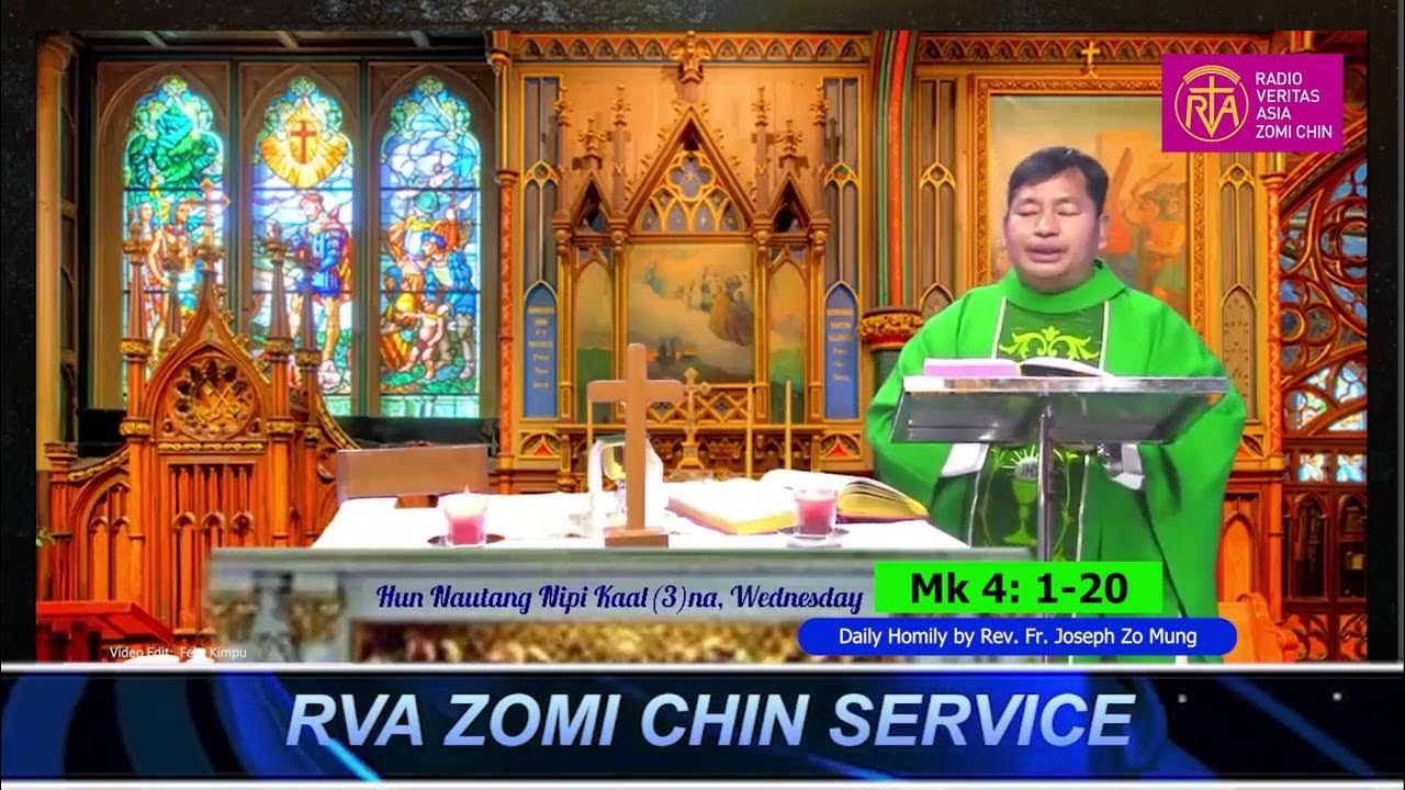 Rev. Fr.Joseph Zo Mung tung pan Mk 4; 1-20 bulphuhin Kha-an Vakna (Jan. 24,2024) - YouTube