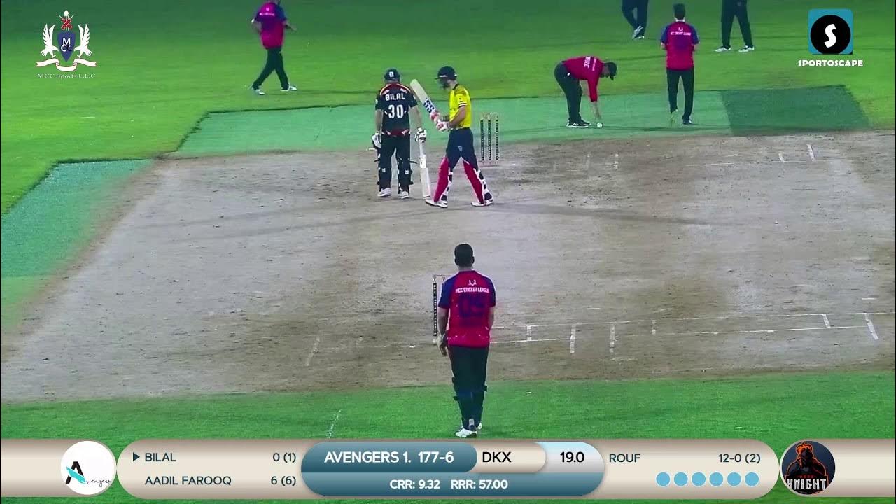 Dark Knight XI vs Avengers Cricket Club 11 | MCC Cricket League Season II By AL Nawab Restaurant ...