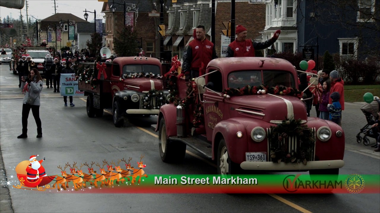Markham Ontario Santa Claus Parade 2017 - YouTube