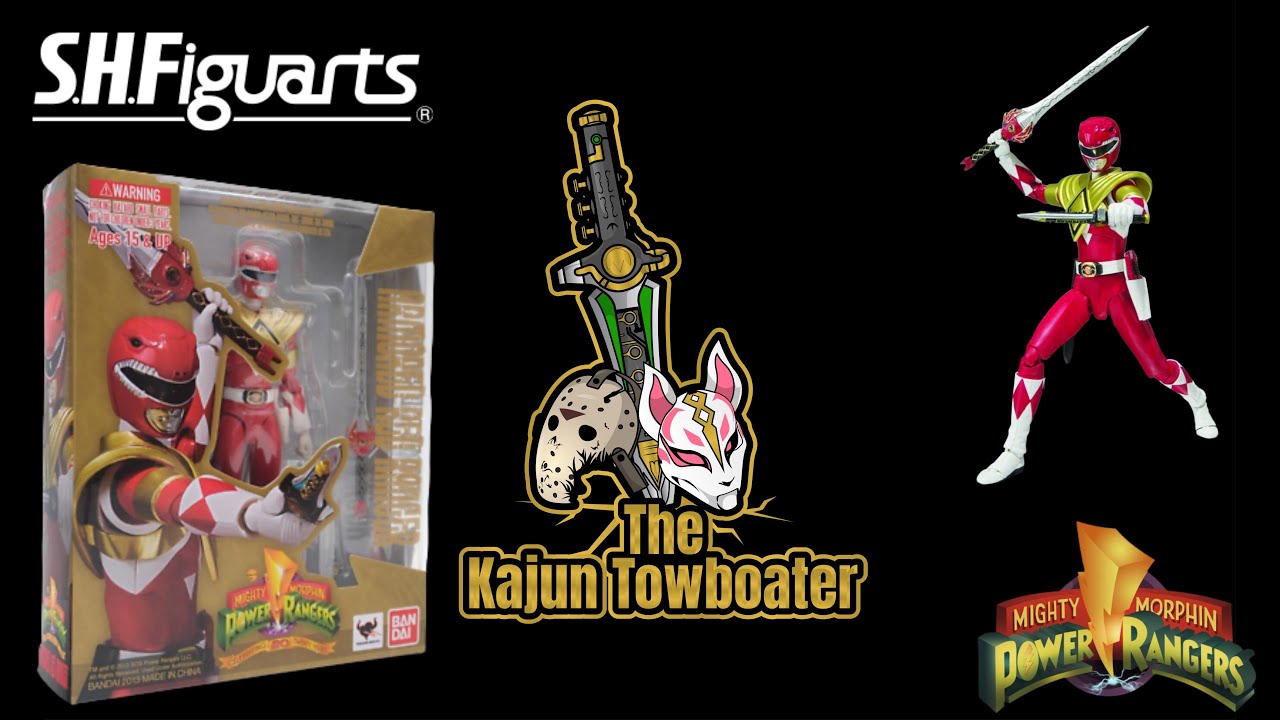 S. H. Figuarts MMPR Armored Red Ranger Review - YouTube
