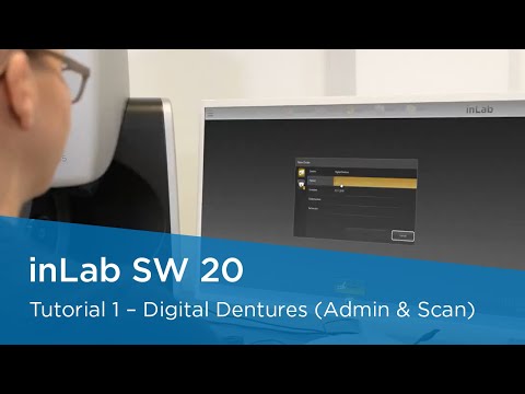 inLab CAD 20 Tutorial - Digital Dentures (Admin & Scan) - YouTube