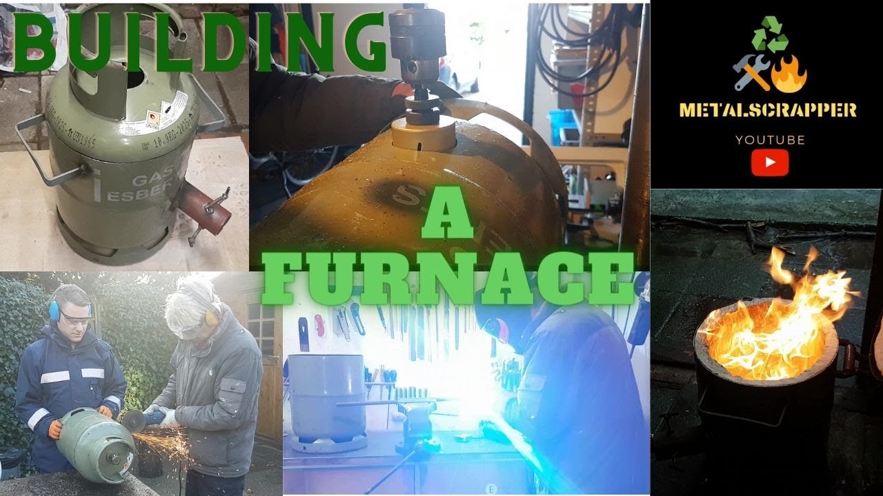 Building the furnace - Home foundry - Devil Forge DFC - DIY - YouTube