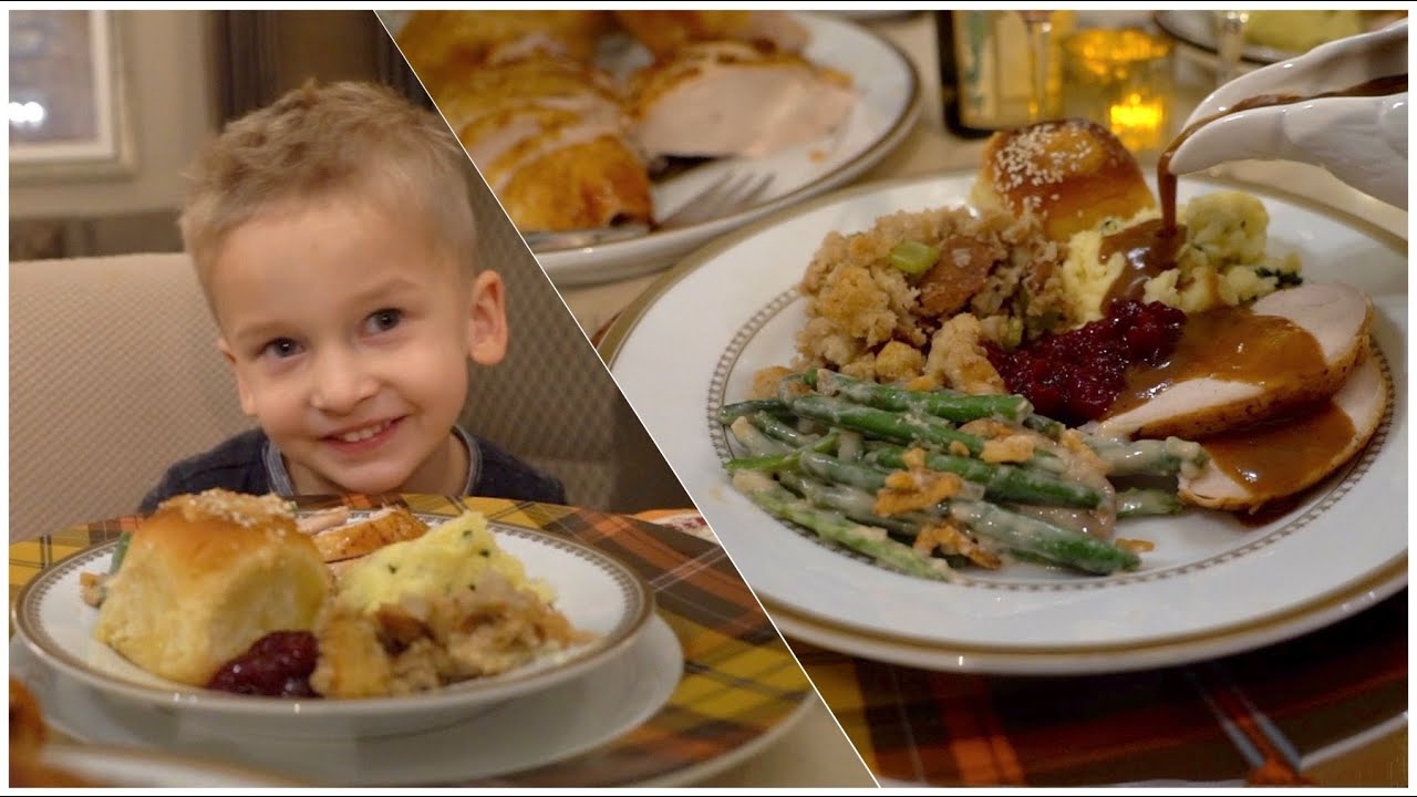Happy Thanksgiving! Our Day Of Cooking, Laughing, Food & Wine - YouTube