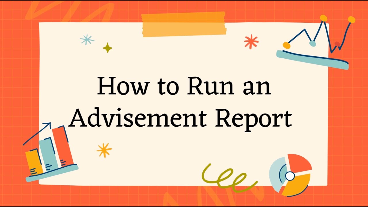 GCM TMU: How to Run an Advisement Report - YouTube