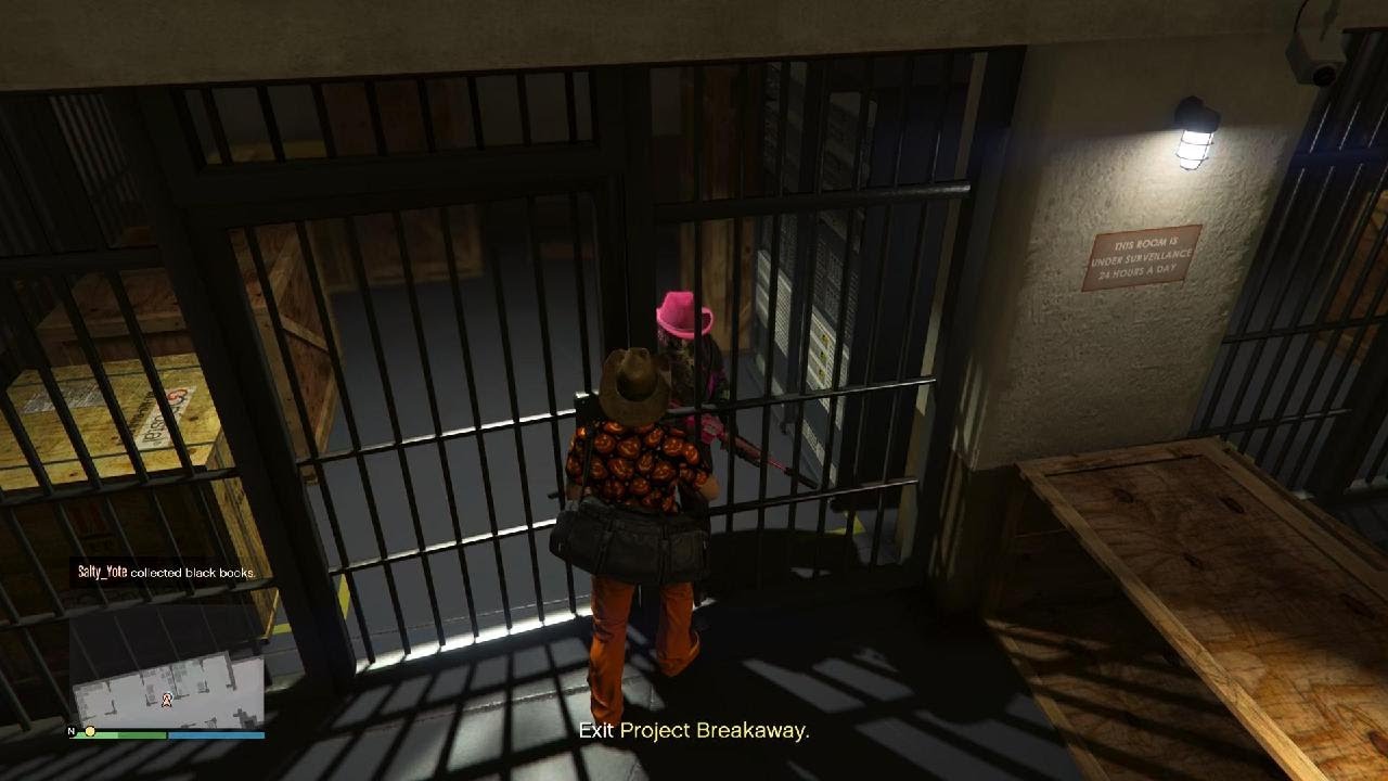 Grand Theft Auto V locked salty_yote in a cell - YouTube