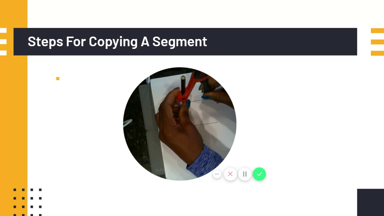 Basic Constructions: Copying A Segment - YouTube