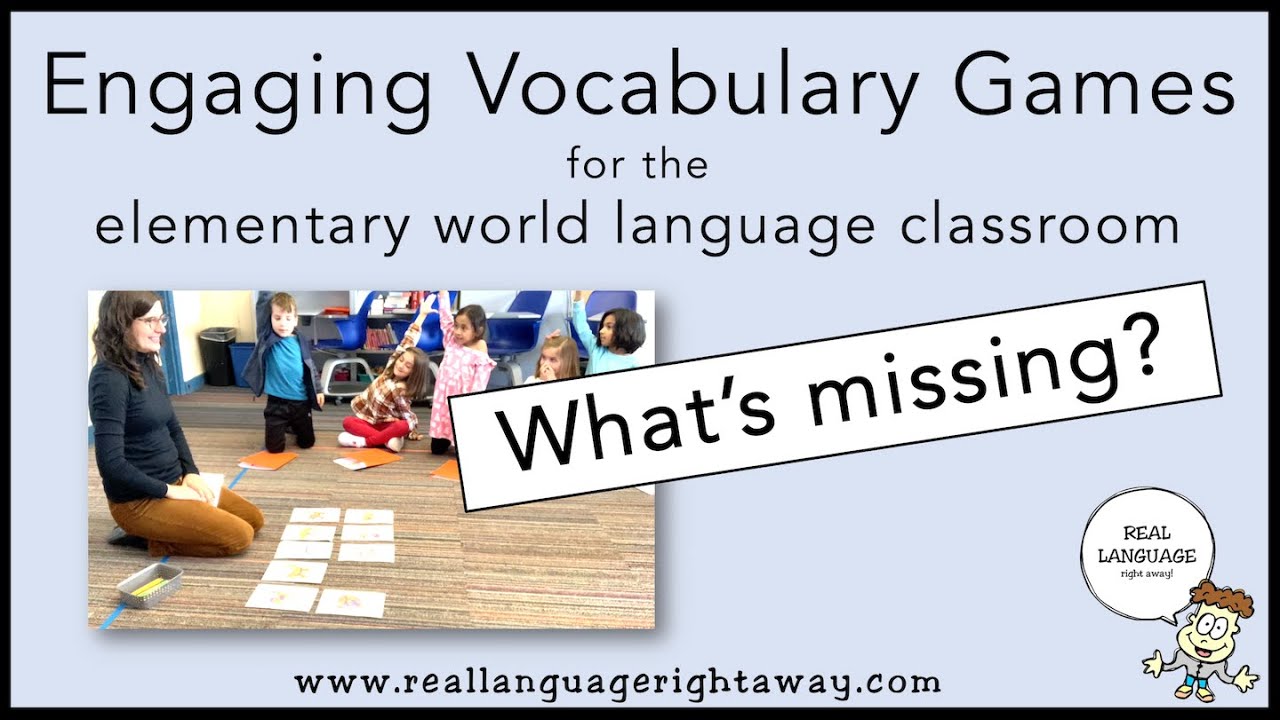 Qu'est ce qui manque ? - What is missing? VOCABULARY GAME - YouTube