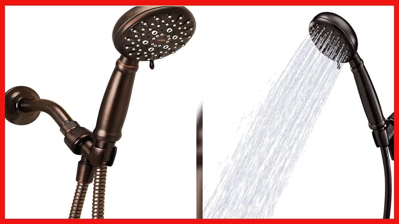 Moen Banbury Mediterranean Bronze 5-Spray Hand Shower with Hose and ...