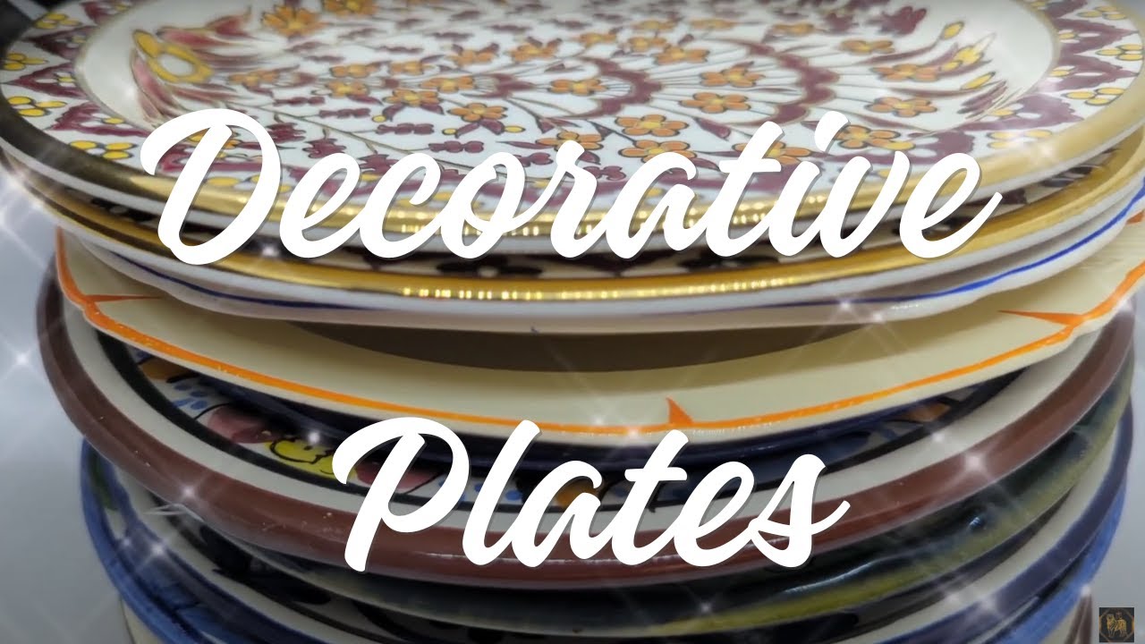 ASMR + voice | Decorative Plates | Colourful Eye-catching Plates from ...