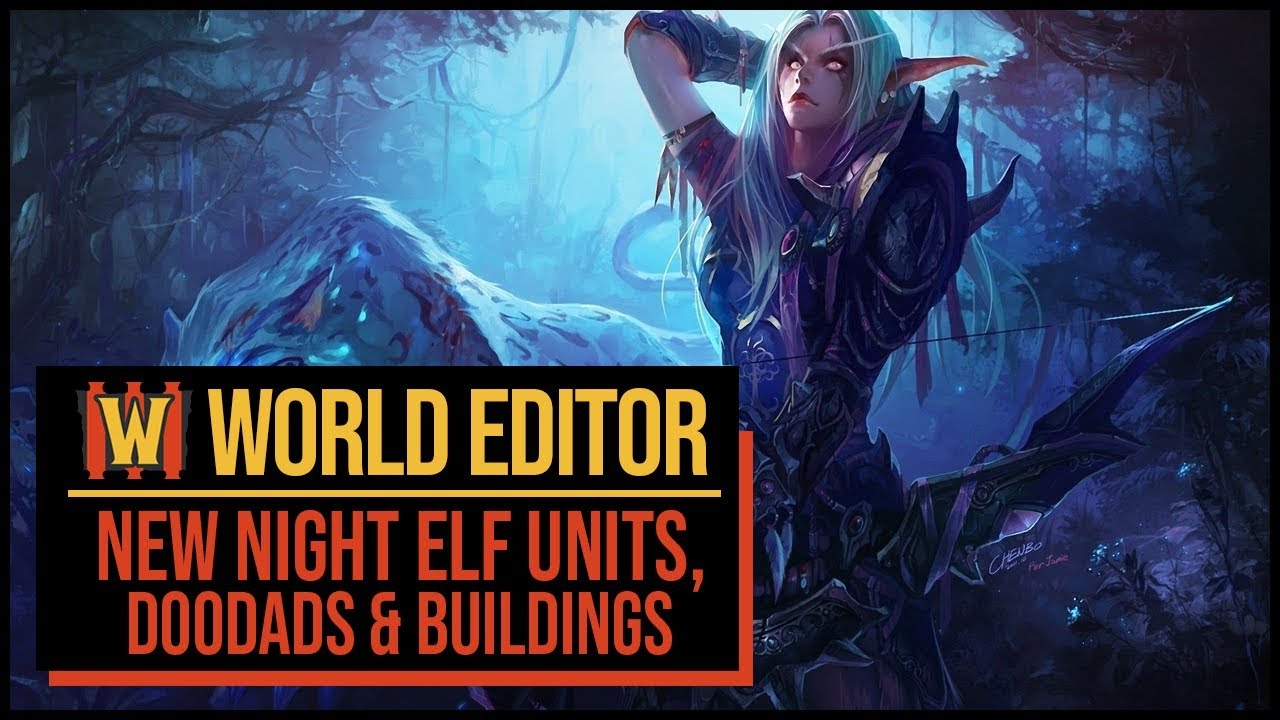 WC3 Reforged: New Night Elf Units, Buildings & Doodads - YouTube