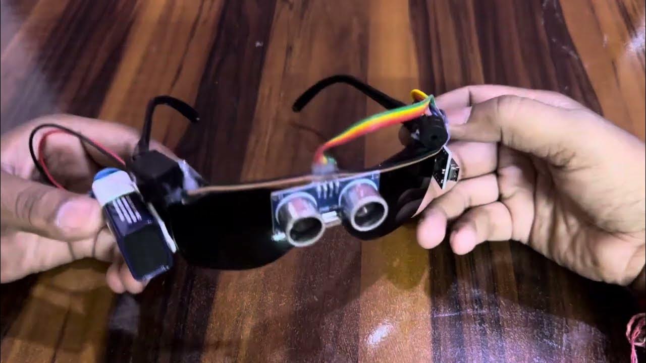 Smart Glasses For Blind person | Best Science Project | Third Eye For ...