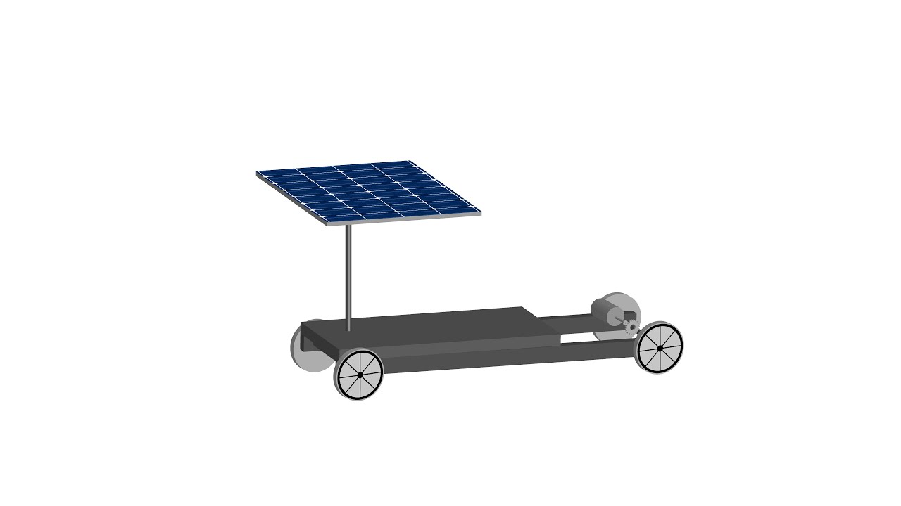 Solar car Animation video - YouTube