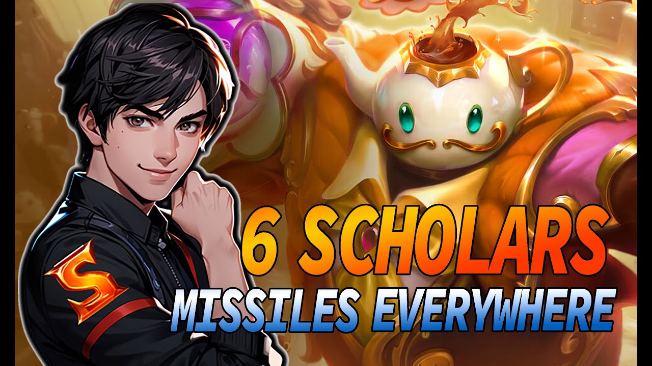 TFT * 6 SCHOLARS & PRESERVERS * MISSILES EVERYWHERE * TFT Set 12 - YouTube