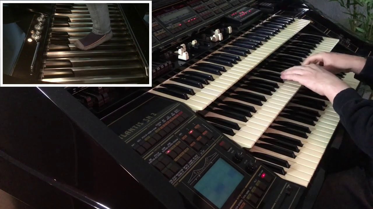 Drawbars & Jazz Accordion / Florian Hutter - Wersi Atlantis SN3 - YouTube