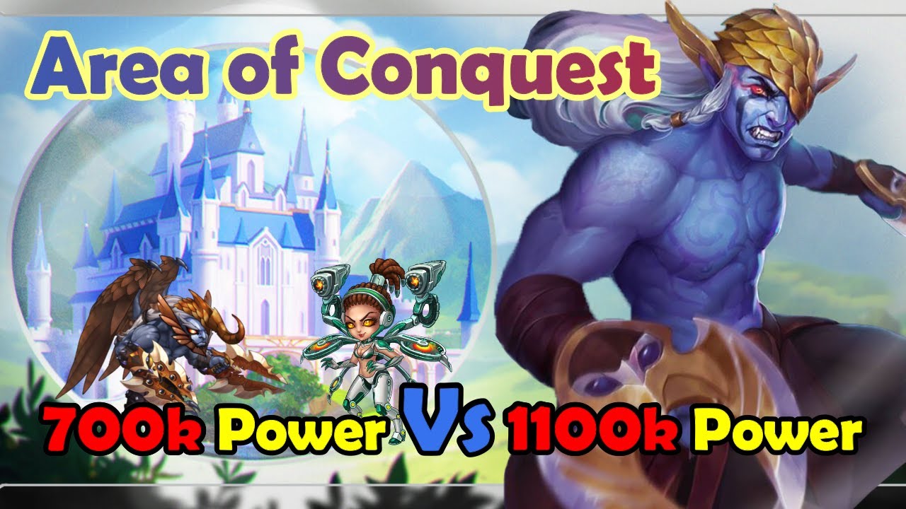700k Power Vs 1100k Power || Area of Conquest - YouTube