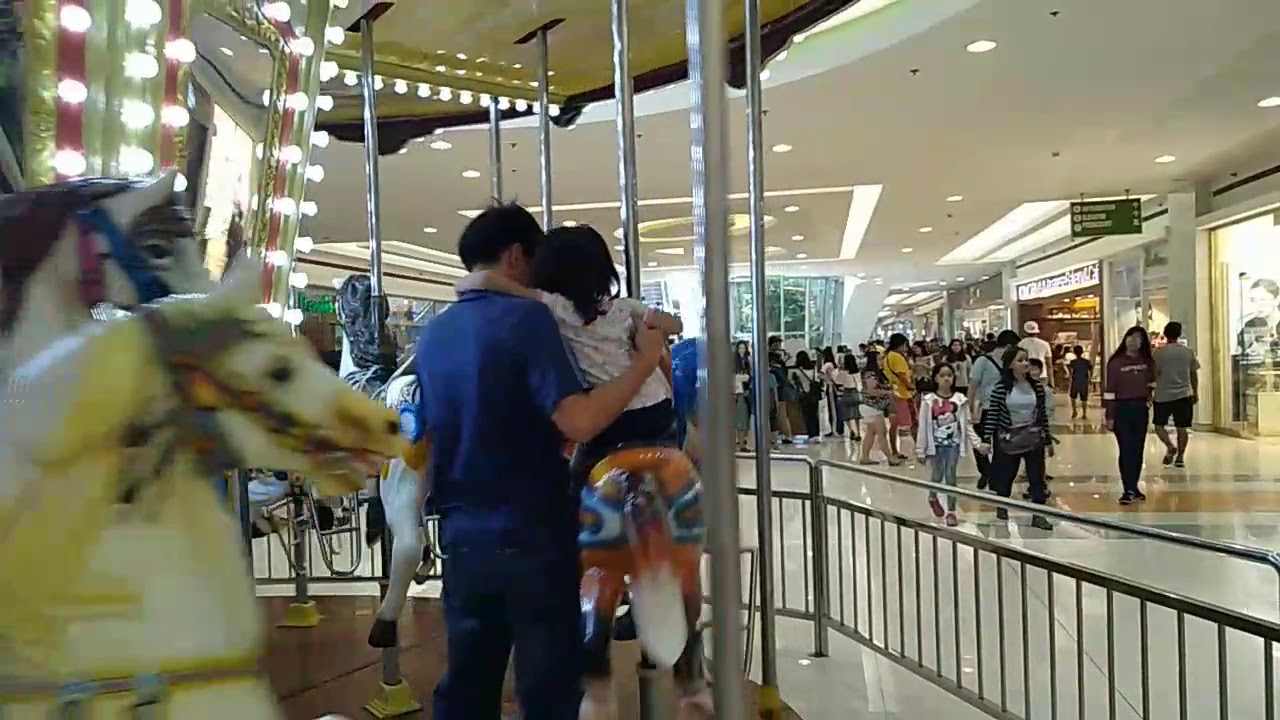 Carousel ride at SM Sta. Rosa - YouTube