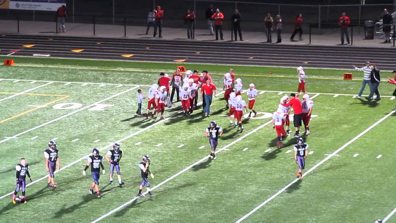 2014 MADISON MOHAWKS 6TH GRADE FOOTBALL HAIL MARY PASS - YouTube