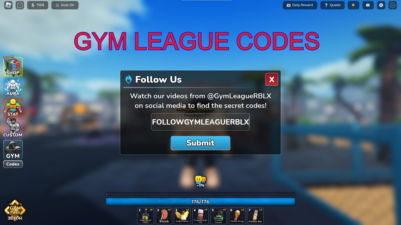 Gym League All New Codes Update 2 - YouTube