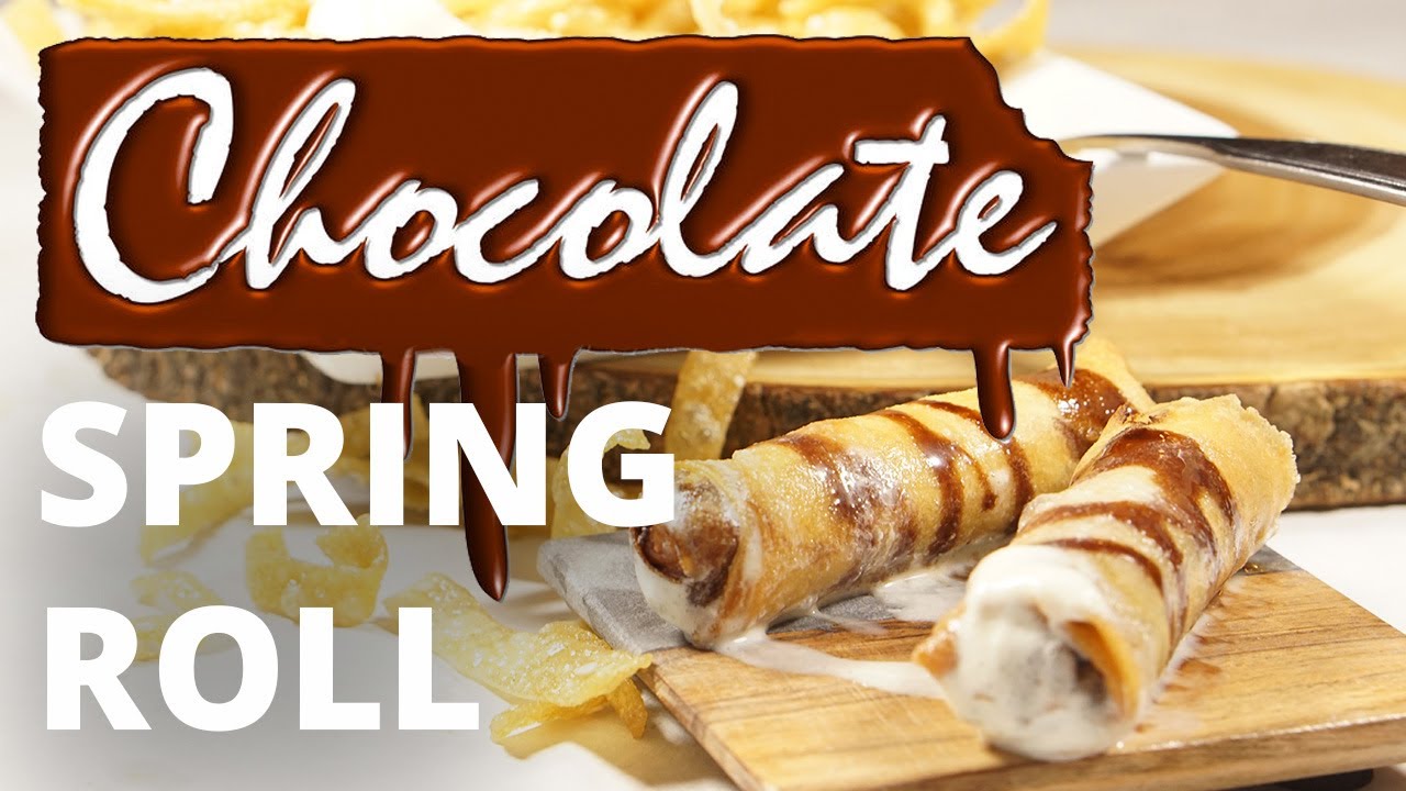 Chocolate Spring Rolls Recipe! - YouTube