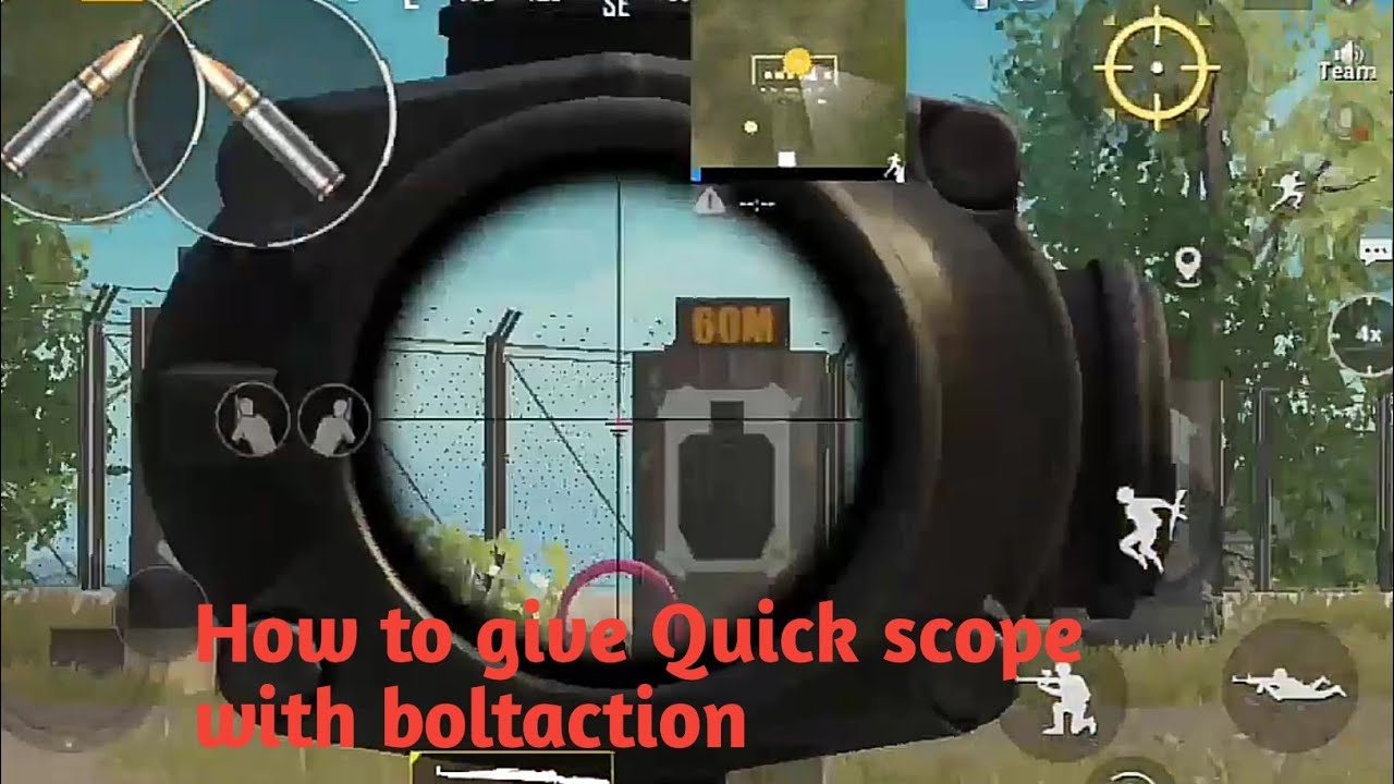 How to give quick scope with boltaction / pubg mobile - YouTube