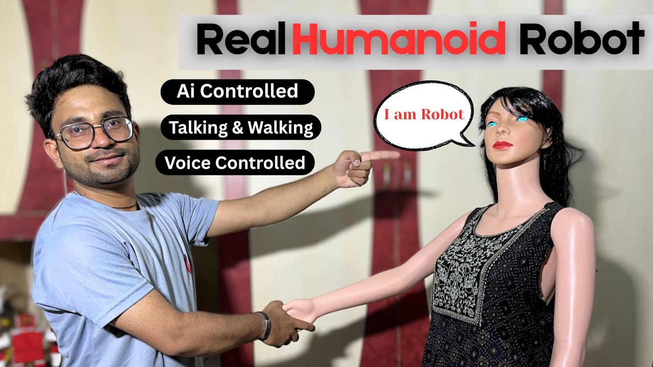 We Made Real Humanoid Robot🤖|| Walking and Talking Robot || AI Robot ...