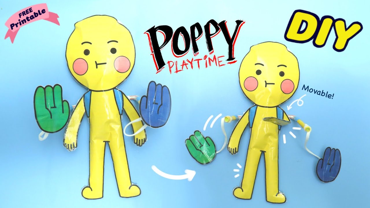 How To Make A Player Paper Plush Paper Squishy Free Printable Youtube