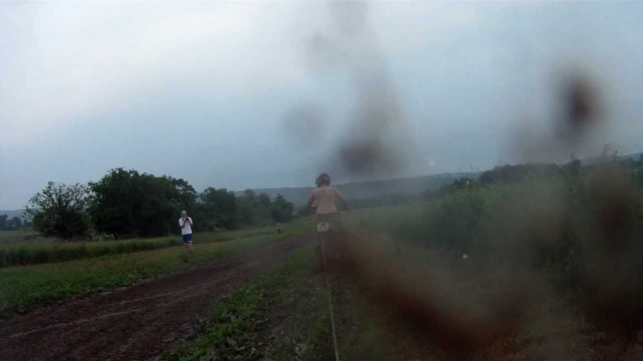 GoPro Mud Sledding Behind an XR600 - YouTube