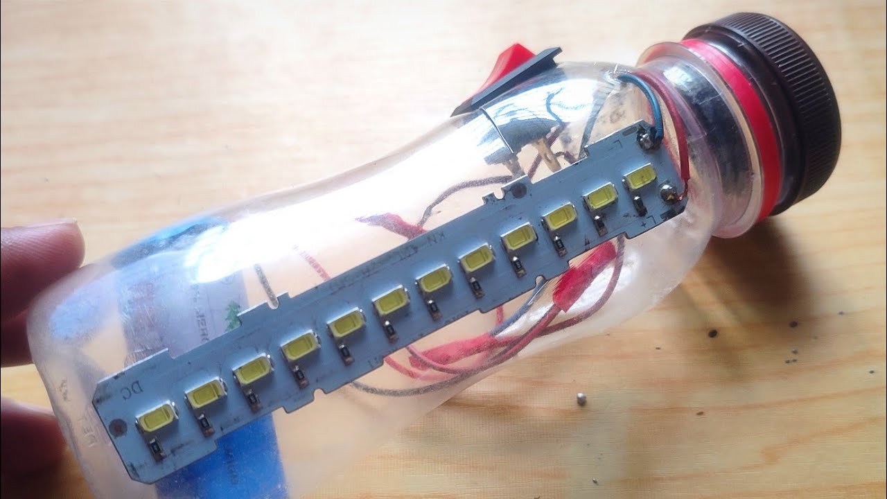 homemade torch light with bottle// - YouTube