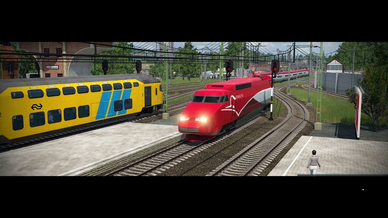 Train Spotting in New Holland v2 - Transport Fever 2 (ASMR?) - YouTube