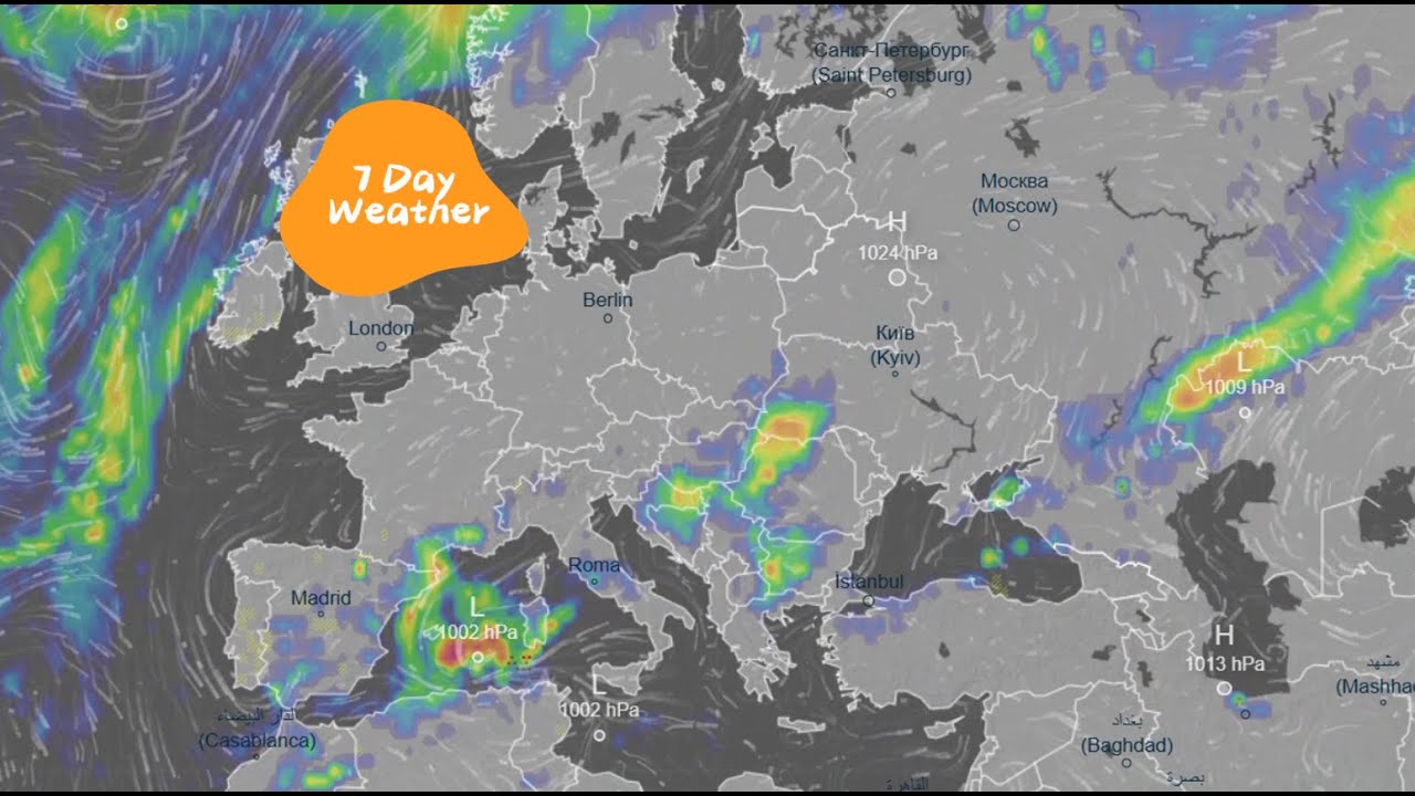 European Weather | ECMWF Model Precipitation August 19, 2025 l Rain ...