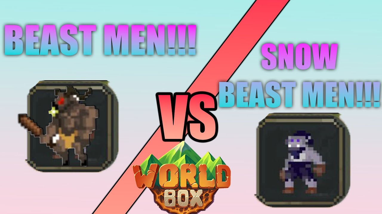 Snow Beast Men Vs Beast Men - WorldBox - YouTube