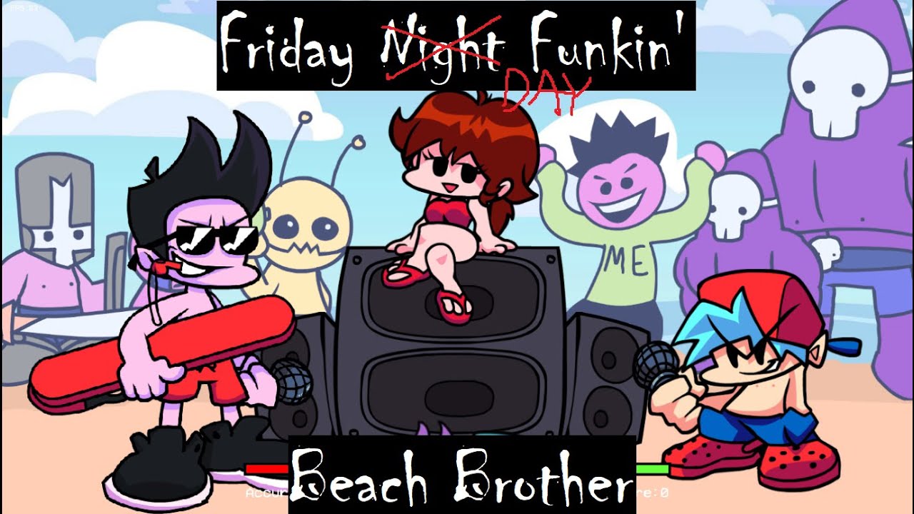 Friday Day Funkin' - Beach Brother (Por: Squizzle Dizzle, Piesariusz27 ...