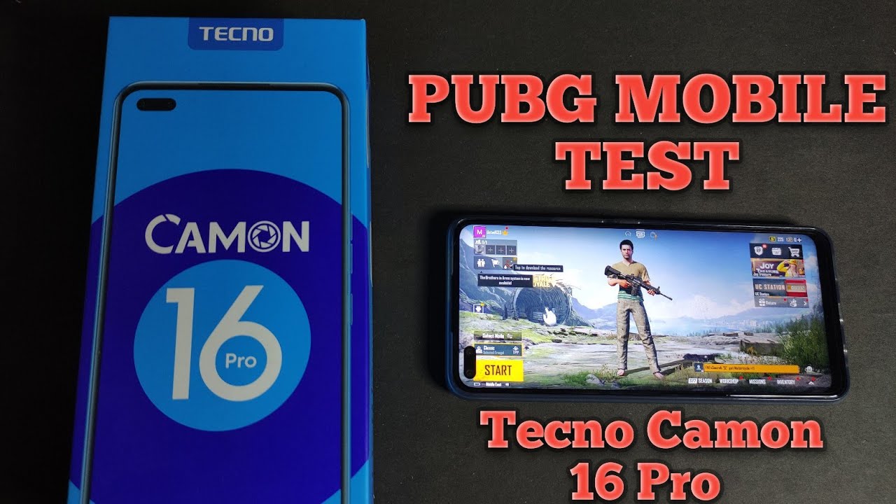 Tecno Camon 16 Pro PUBG MOBILE TEST, Gyroscope and Graphic Settings HD ...