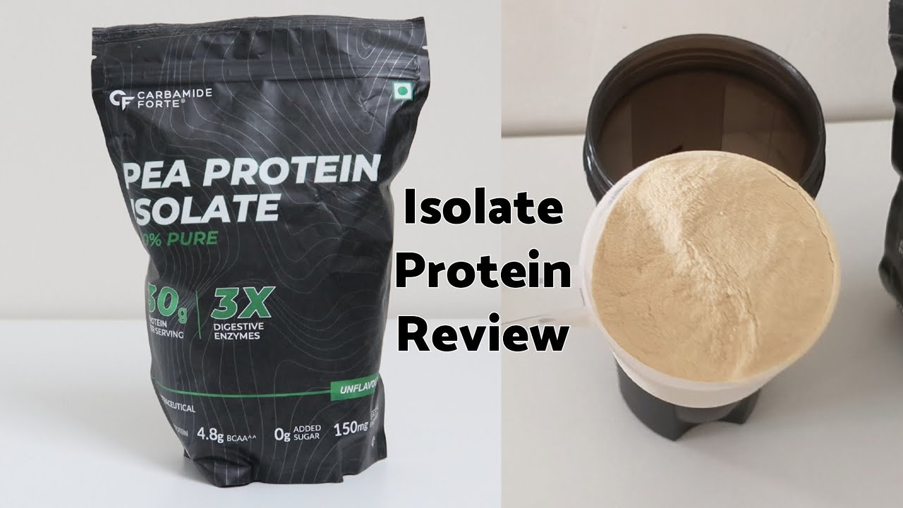 Carbamide Forte Pea Protein Isolate Powder Review | Plant Based Protein ...