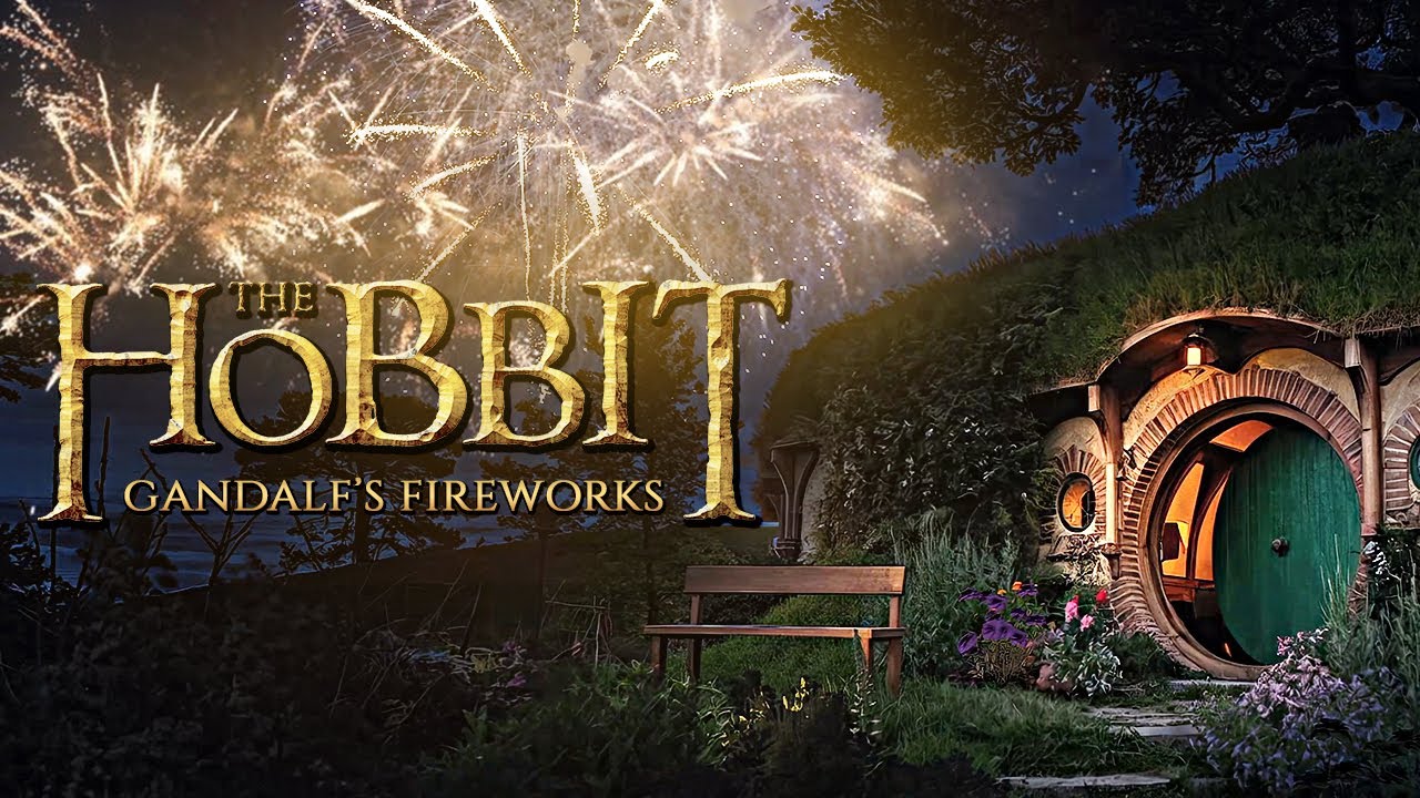 New year in the Shire 🎇 Gandalf's Fireworks! Hobbit Celebration Lord of ...