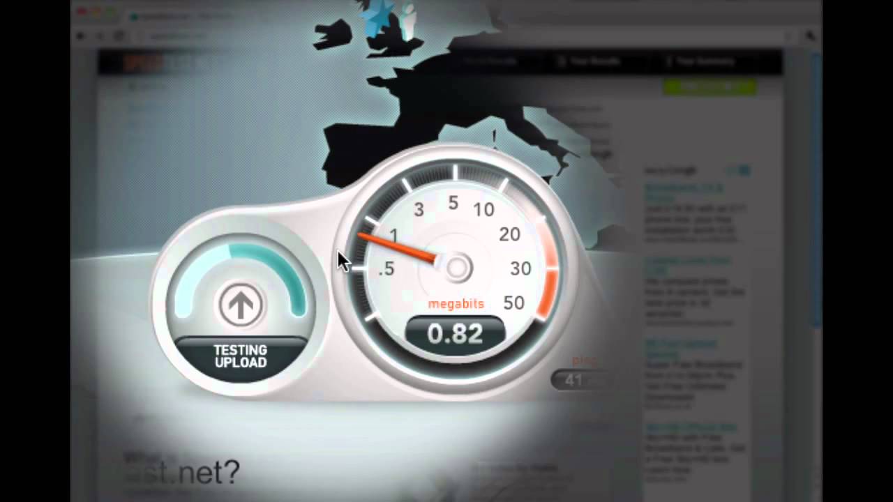 Sky Broadband Speed Test (Up to 20Meg) - YouTube