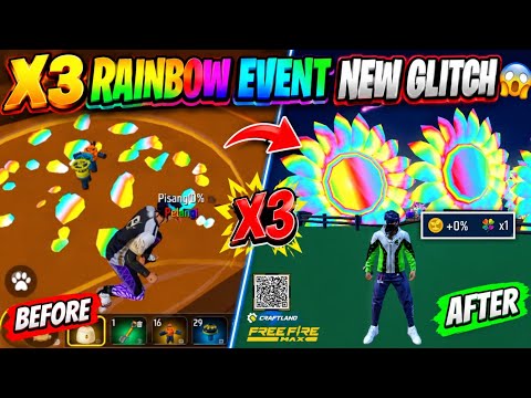 Free garden Rainbow 🌈 Glitch 100% Working 🤯✅| free garden rainbow Trick | free Garden Rainbow Event 