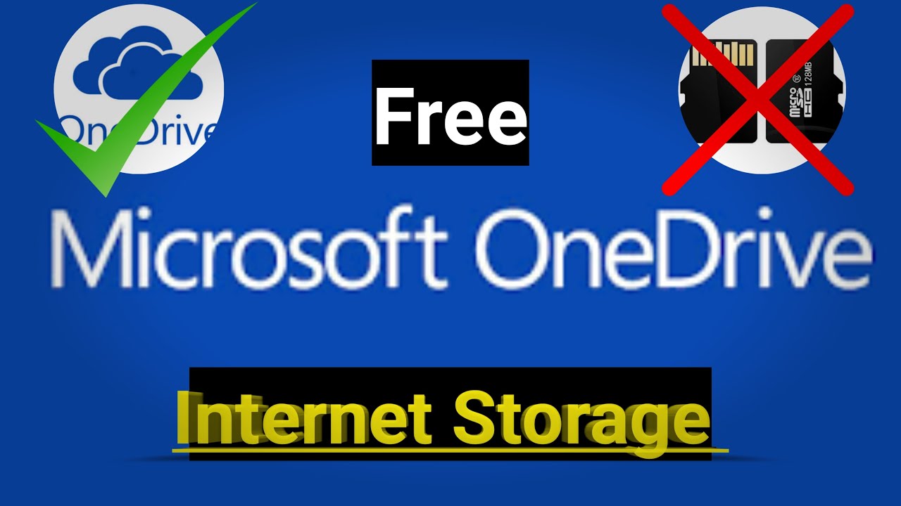 Free Internet Storage forever, How to used onedrive app - YouTube