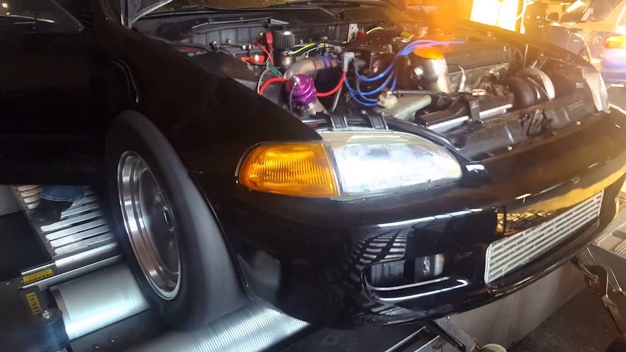 Turbo civic gsr gt35r turbo - YouTube