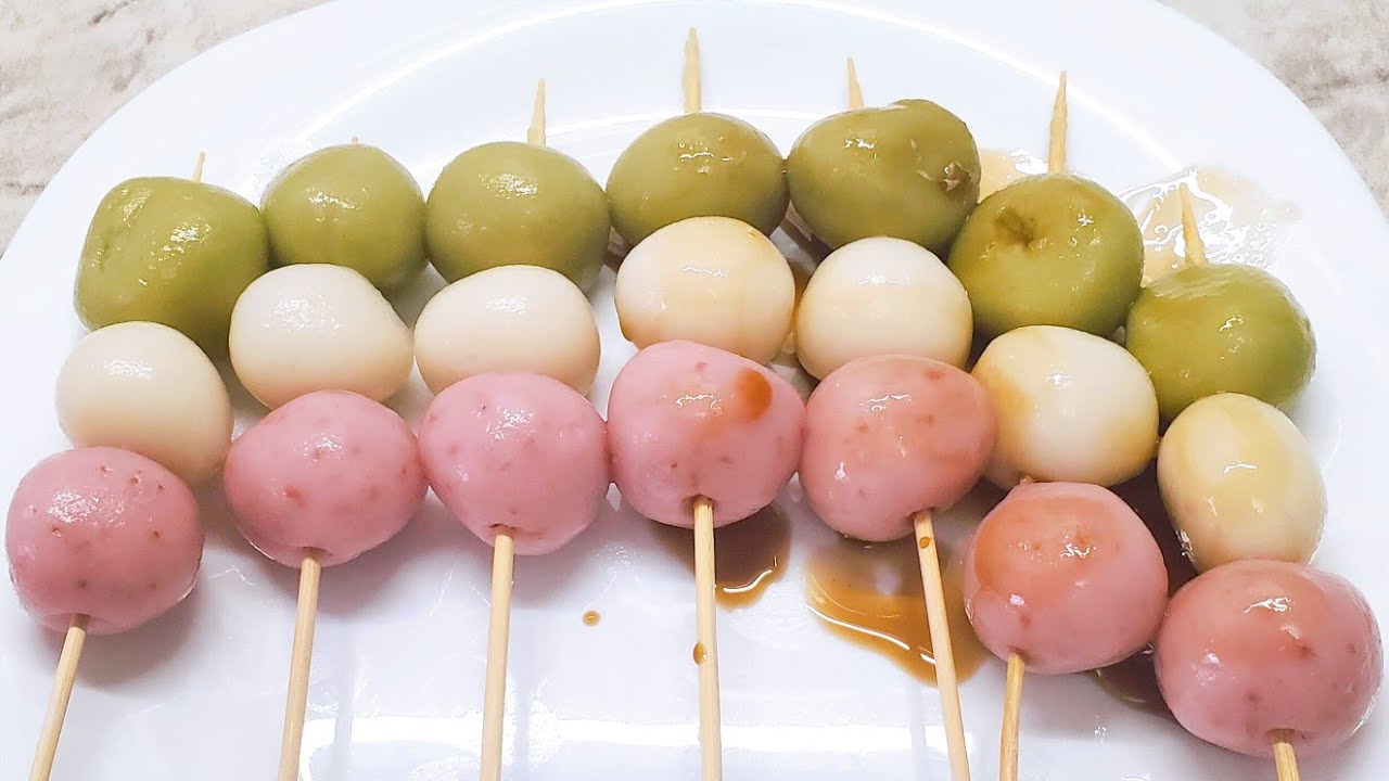 COMO PREPARAR DANGO || DULCE JAPONÉS - YouTube